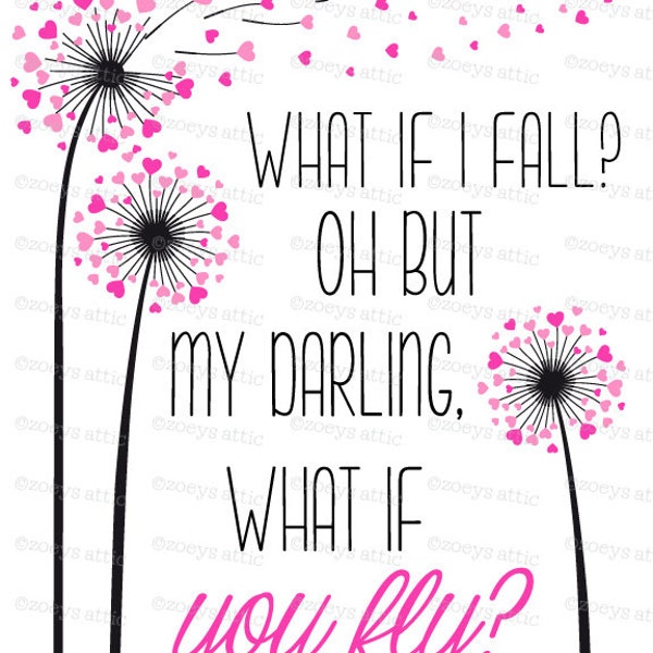 Oh but What If You Fly Print - Etsy
