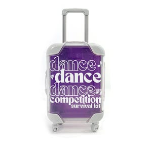Dance Competition Survival Kit Cute Travel Competition Mini Suitcase ...
