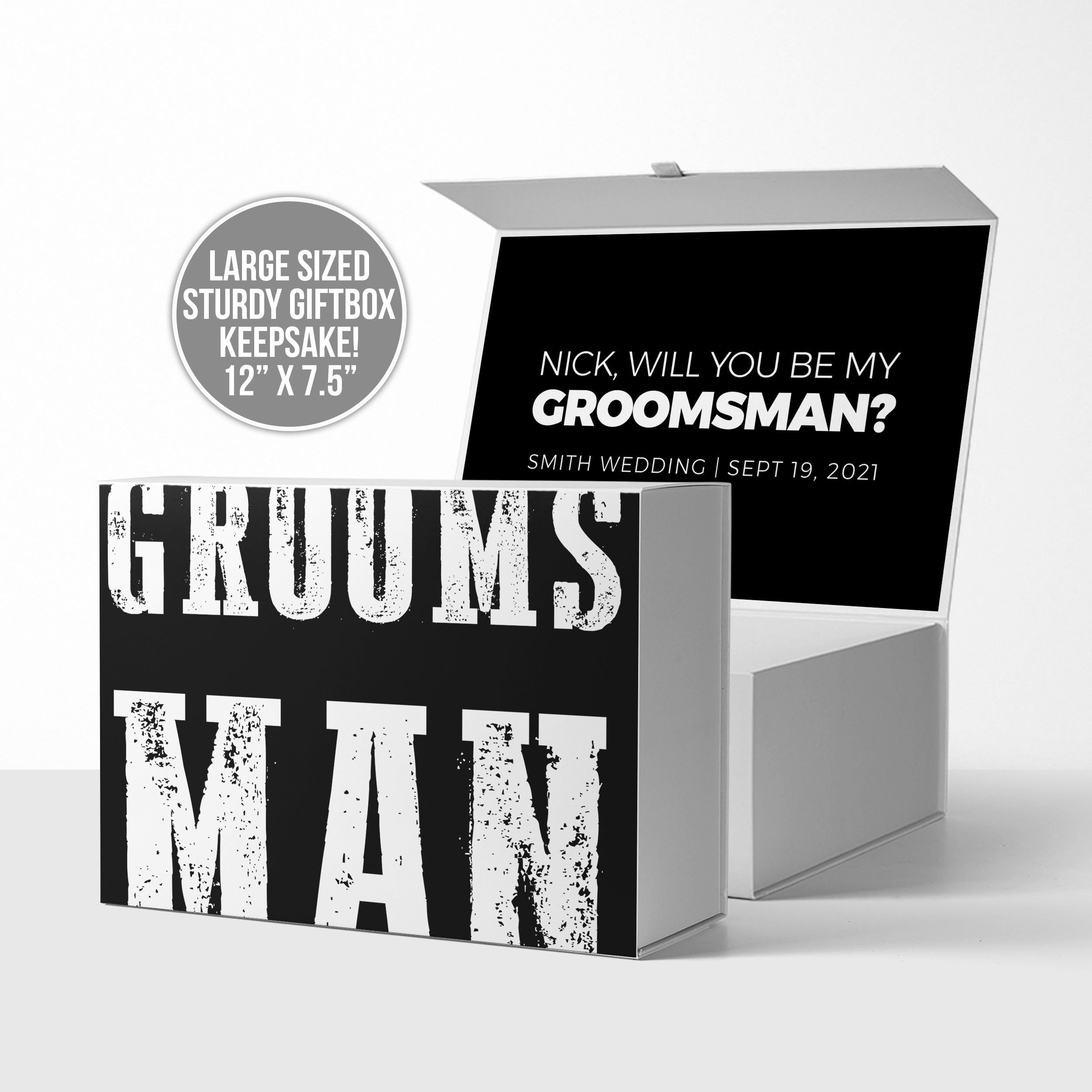 Groomsmen Boxes Groomsman Proposal Box Groomsman Will You | Etsy