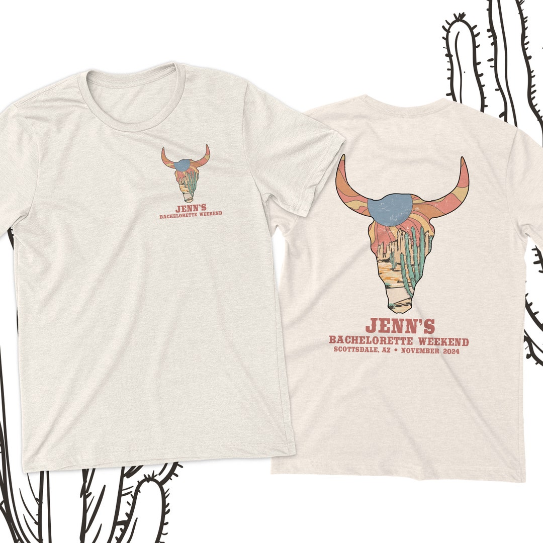 Bachelorette or Bachelor Party Shirt Personalized Weekend in the Desert ...