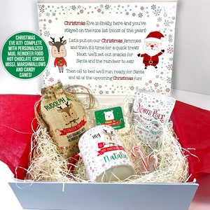 Christmas Eve Kit | Hot Chocolate and Treat Christmas Eve Box Kit With ...