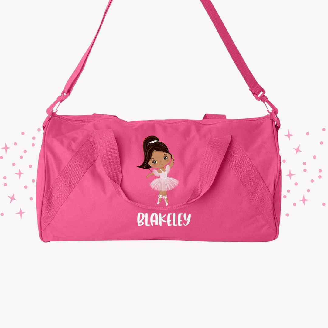 Ballerina Bag Small Duffle Bag Dance Bag Girls Young Ballerina Birthday ...