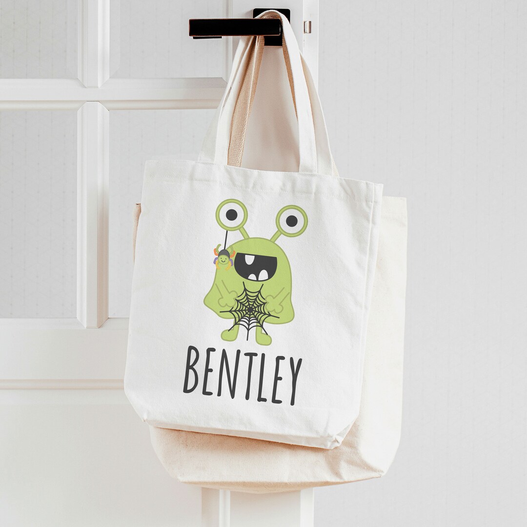 Halloween Bag Trick or Treat Monster Bag Perfect to Use as a Halloween ...