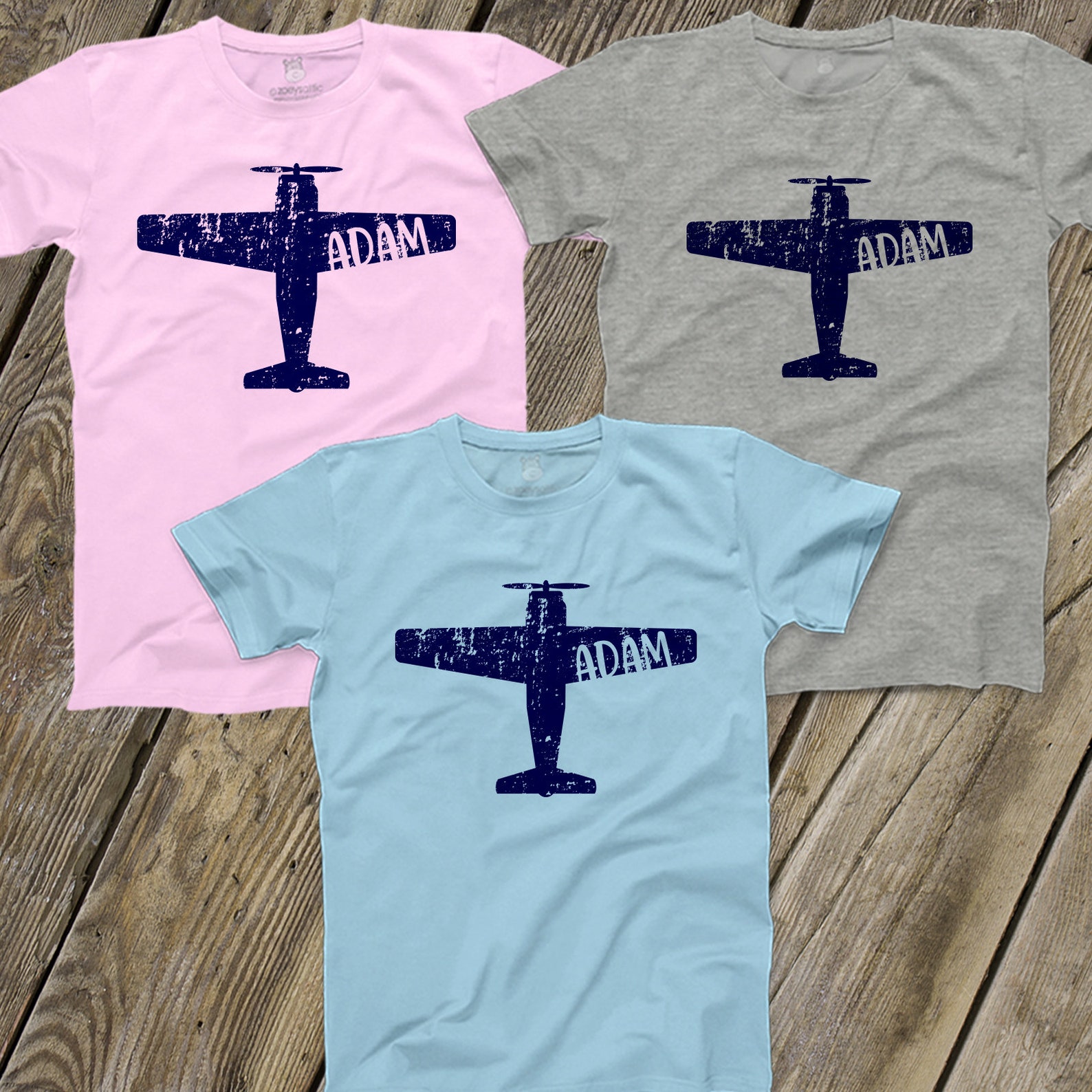 Kids Personalized Airplane Shirt Propeller Airplane Tshirt - Etsy