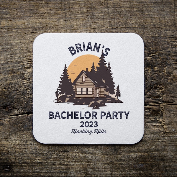 Cardboard Bar Coasters Personalized - Etsy