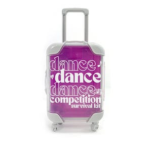 Dance Competition Survival Kit Cute Travel Competition Mini Suitcase ...