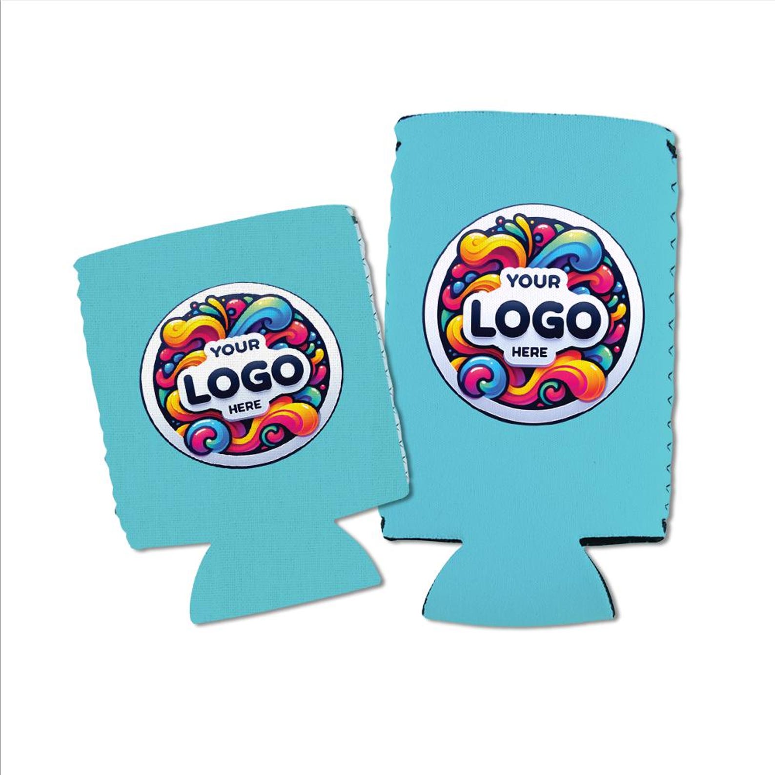Custom Logo Can Cooler – Add Your Own Image or Business Logo ...