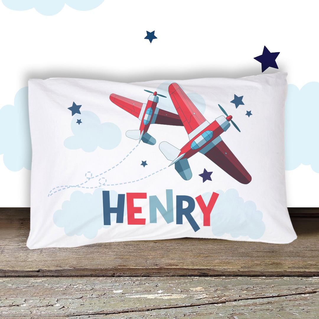 Personalized Airplane Custom Pillowcase - STANDARD Size 20 X 30 PIL-067 ...
