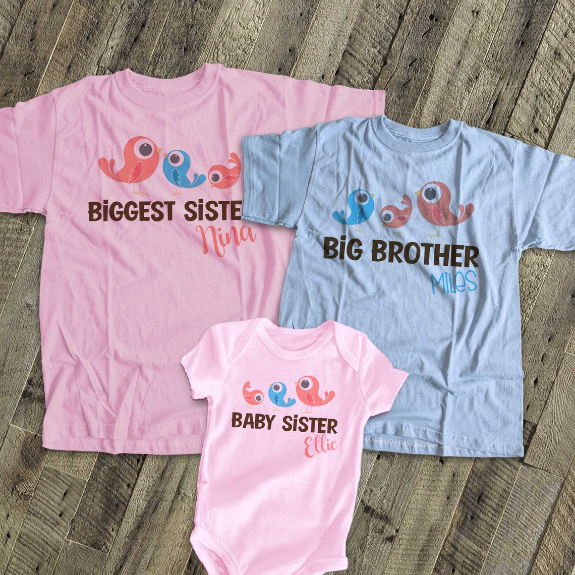 Matching Sibling Shirts-big middle little sisters or brother | Etsy