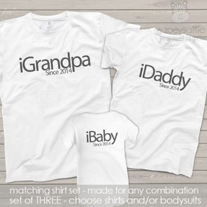 Matching Shirts for Dad, Grandpa, Baby - Father's Day Shirts ...