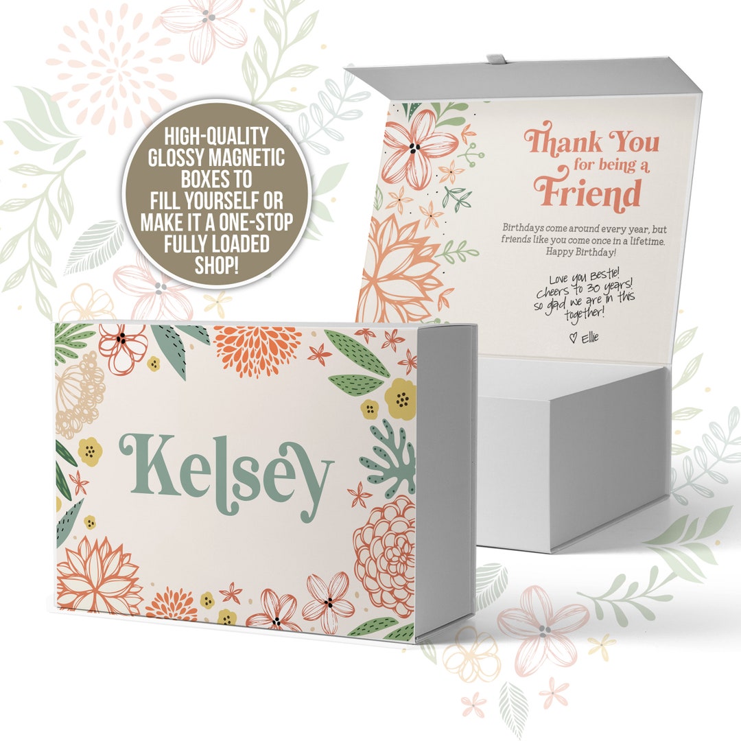 Birthday Gift Box With Fully Loaded Gift Option Thank You for - Etsy