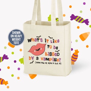 Trick or Treat Halloween Bag - Cute Vampire Halloween Trick or Treat ...