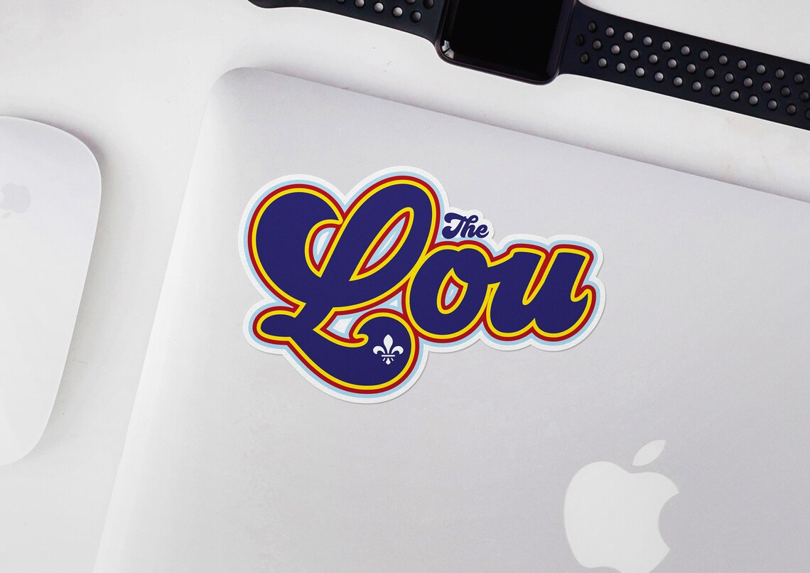 Sticker Vinyl Decal | the Lou Saint Louis Sticker | St Louis Fleur De ...