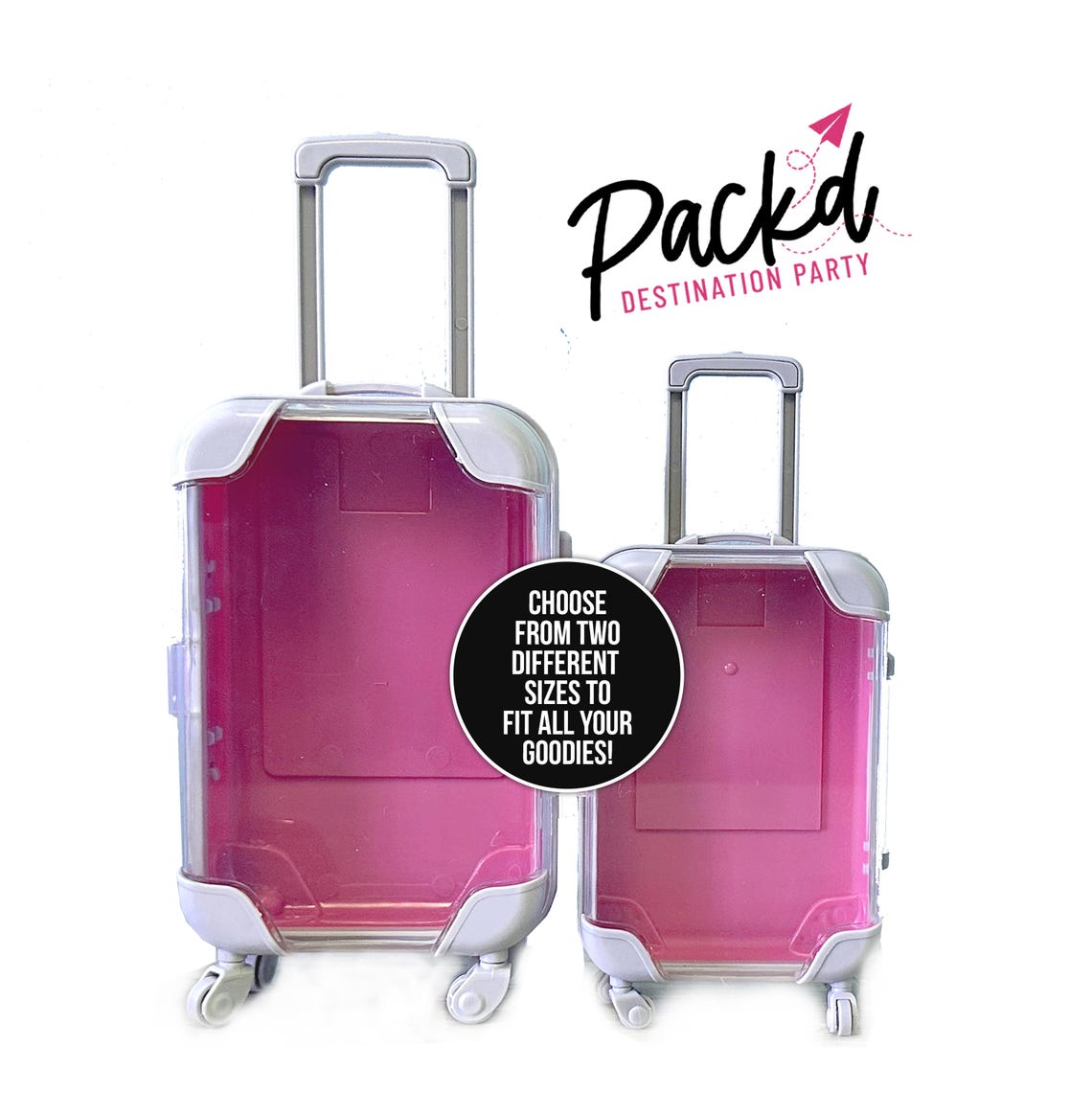 Girls Trip Travel Mini Suitcase Party Favors Hangover Recovery Kit ...