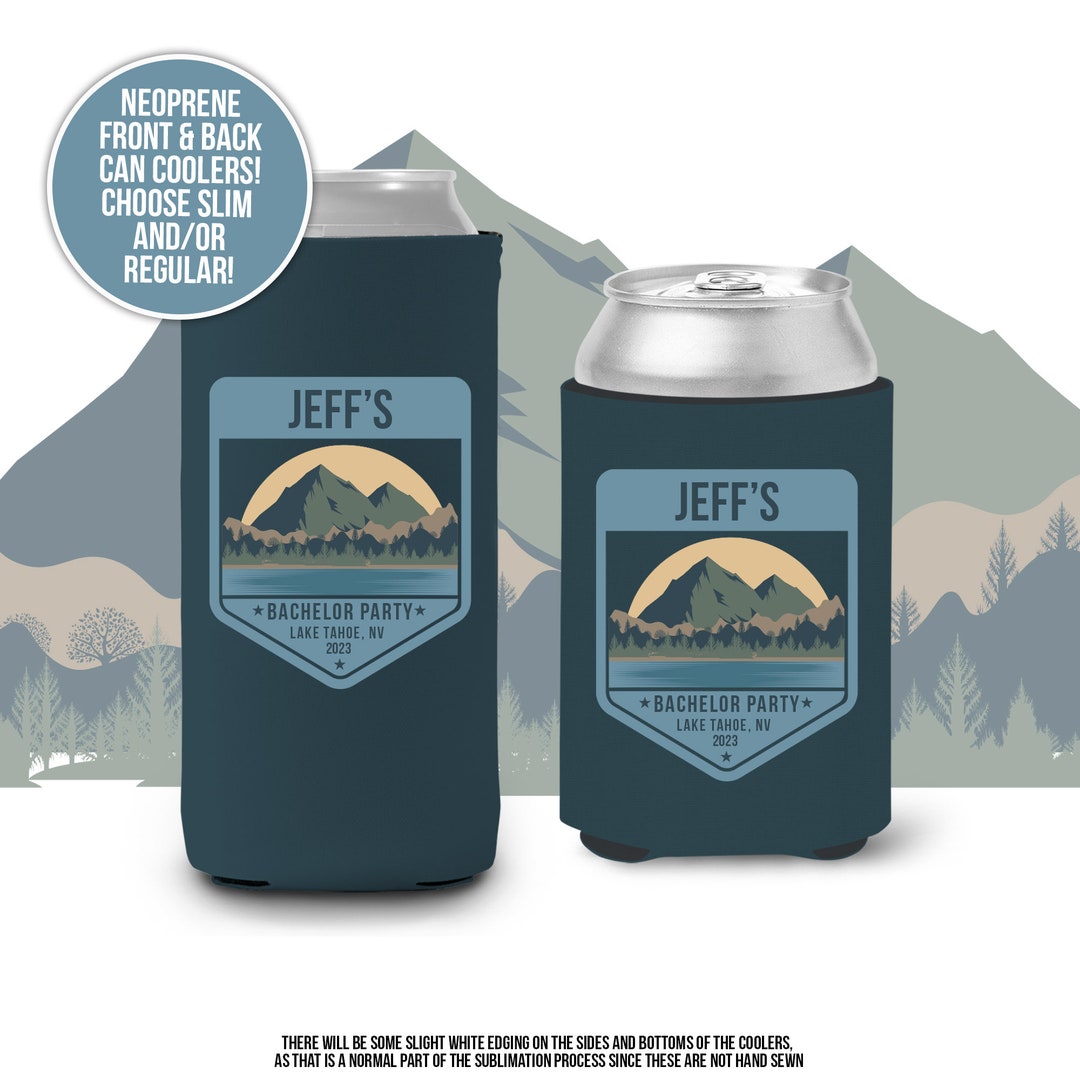 Bachelor Party Can Coolies Lake and Mountains Bachelor Personalized ...