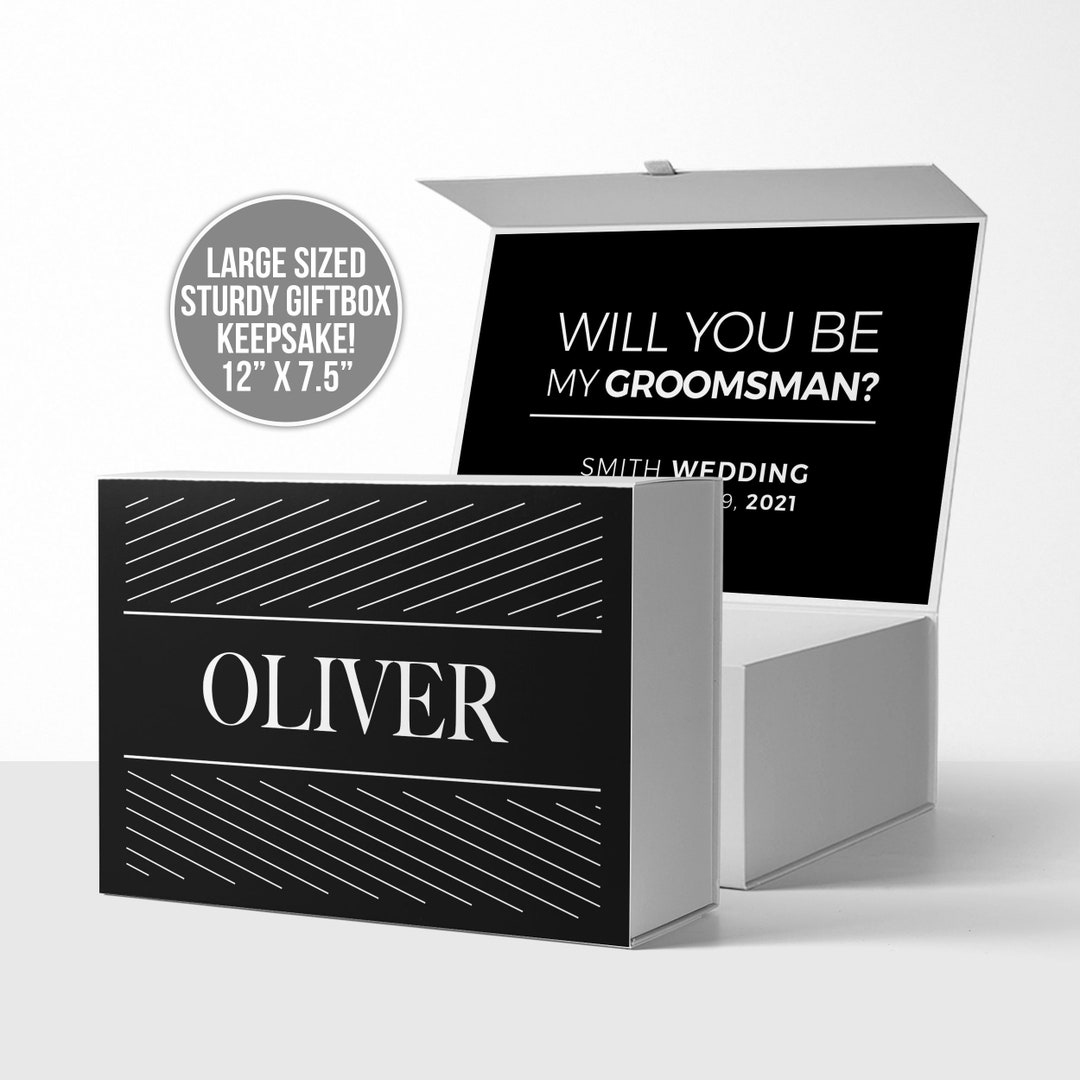Groomsmen Boxes | Groomsman Proposal Box | Will You Be My Groomsman Box ...