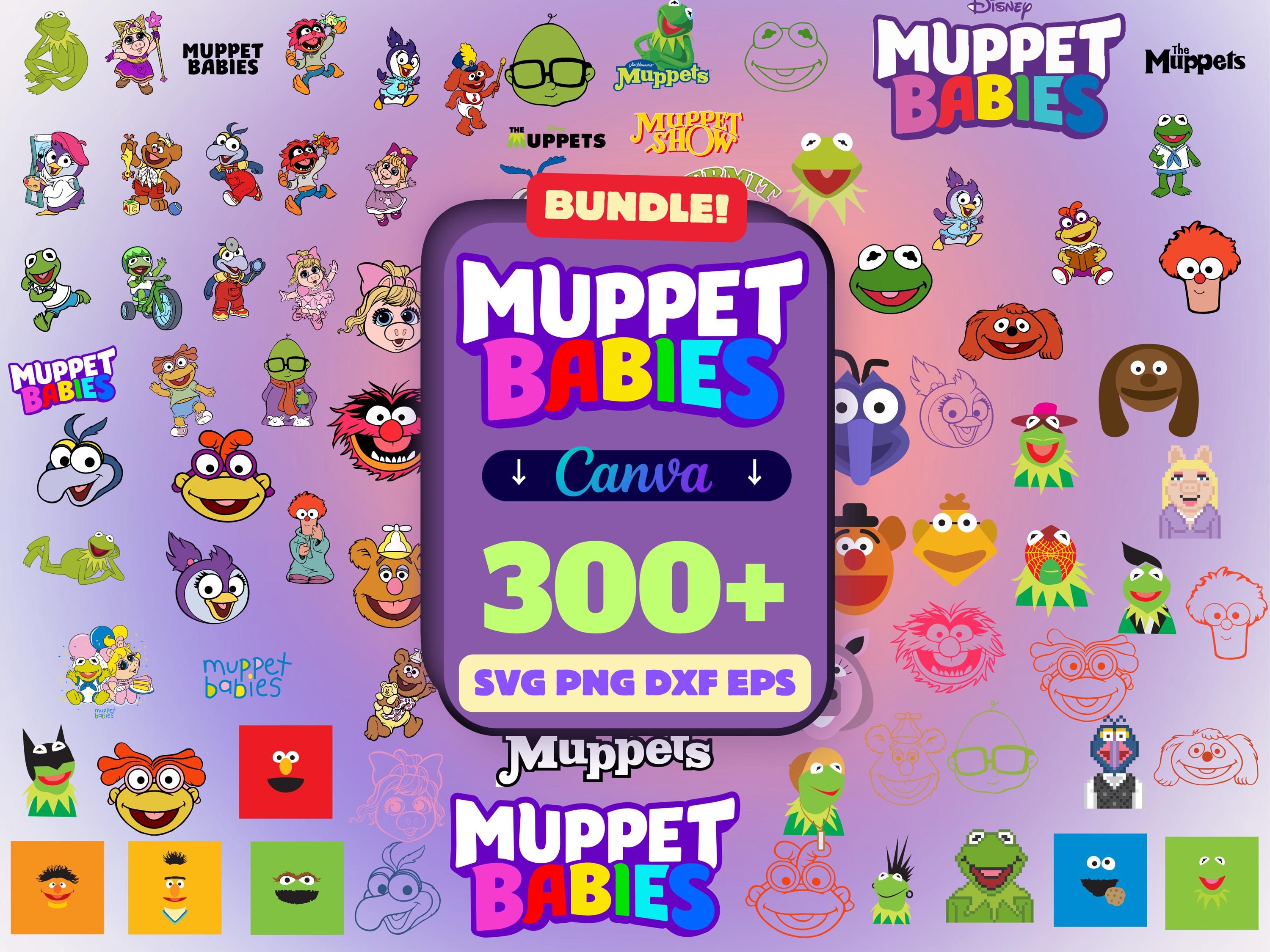 Muppet Babies Svg Bundle, Muppets Svg Bundle, Cut Files for Cricut, Png ...