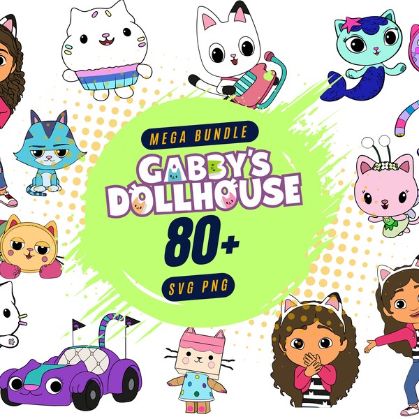 Gabby Dollhouse Svg - Etsy