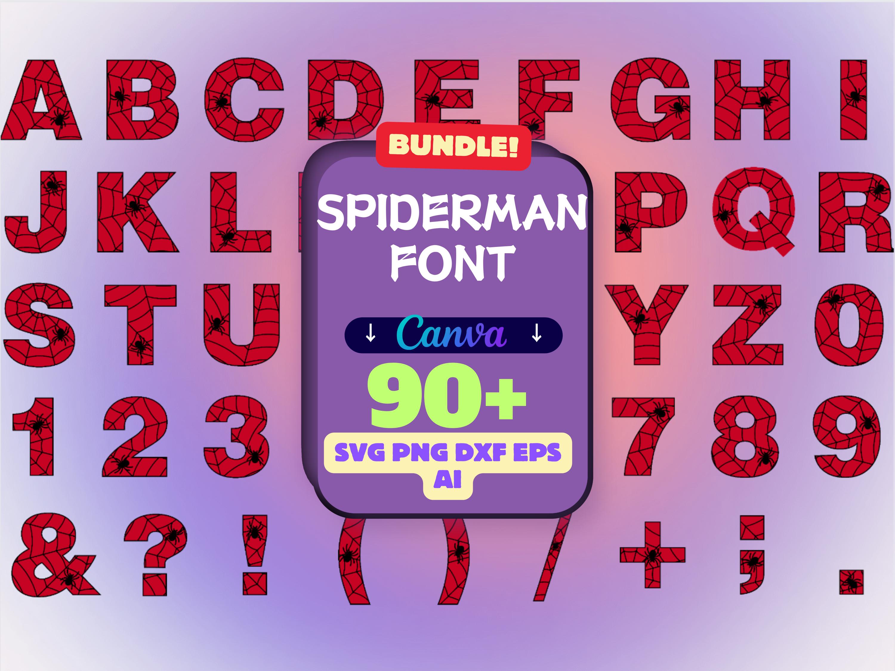 Spider Font SVG, Spider Alphabet SVG, Spider Font, Spider Web Font ...