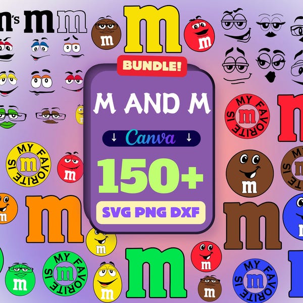 M&m Svg - Etsy