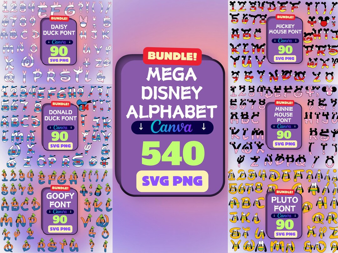 Cartoon Font SVG, Mouse Font SVG, Mouse Alphabet Png, Letters Svg ...