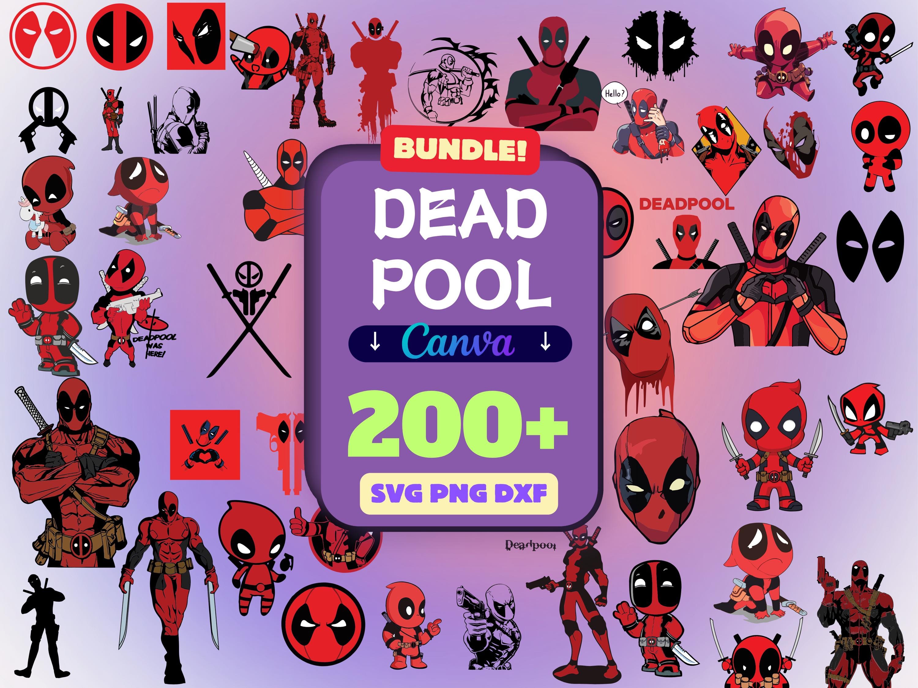 Deadpool SVG, Deadpool Svg Bundle, Deadpool Png, Superhero Svg ...