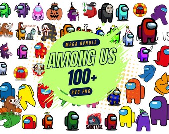 Among Us Svg Bundle, 260 Design Bundle Layered Items, Clipart, Game ...