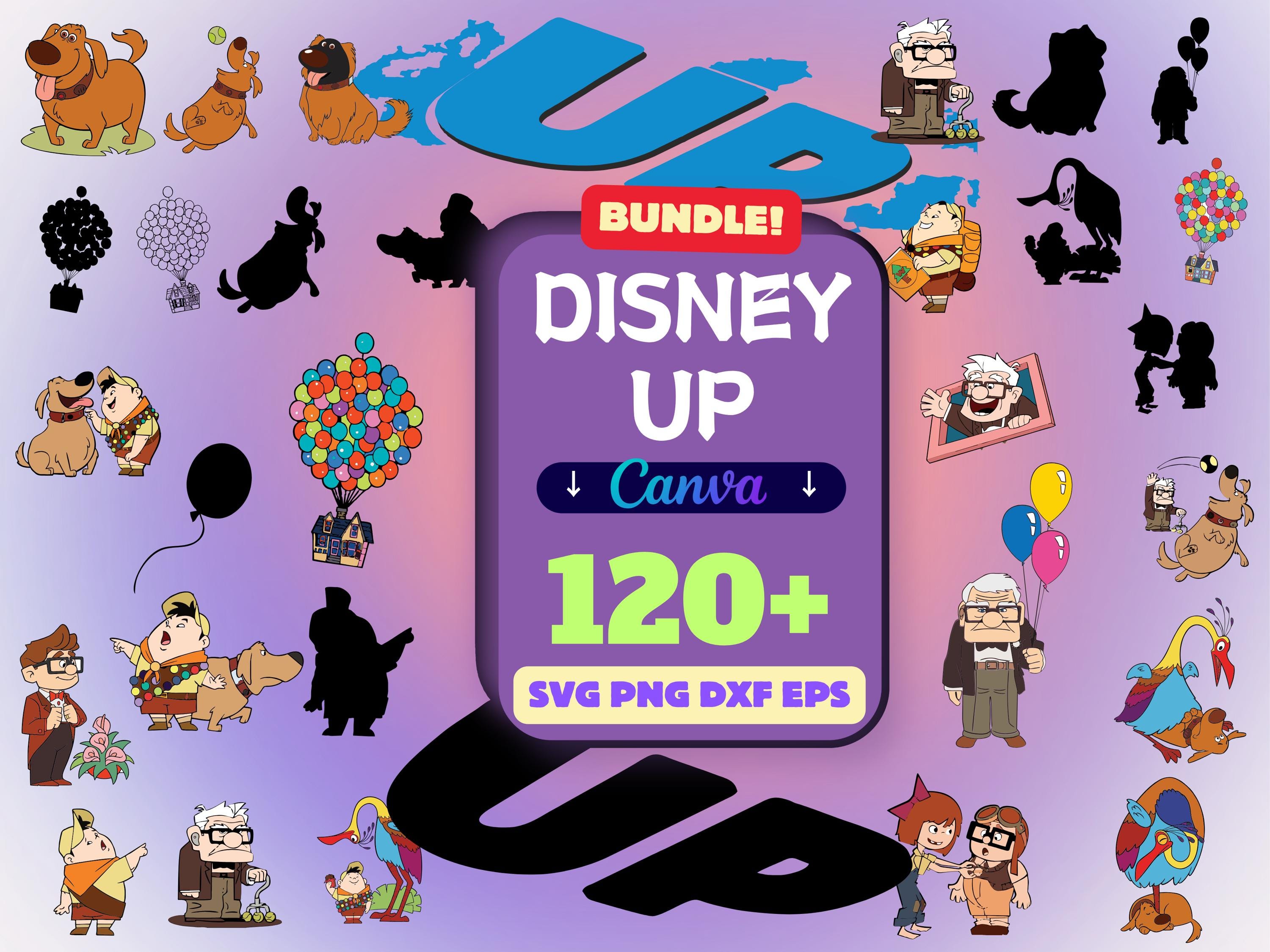 Up Svg, Layered SVG, DXF, PNG Digital Download, up Svg Bundle, Movie ...