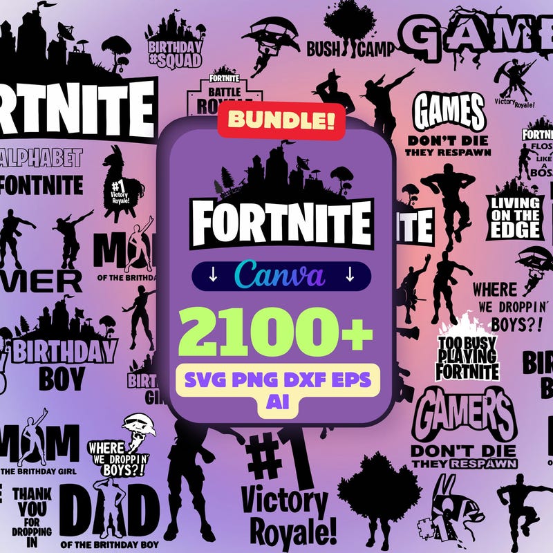 Fortnight Svg - Etsy