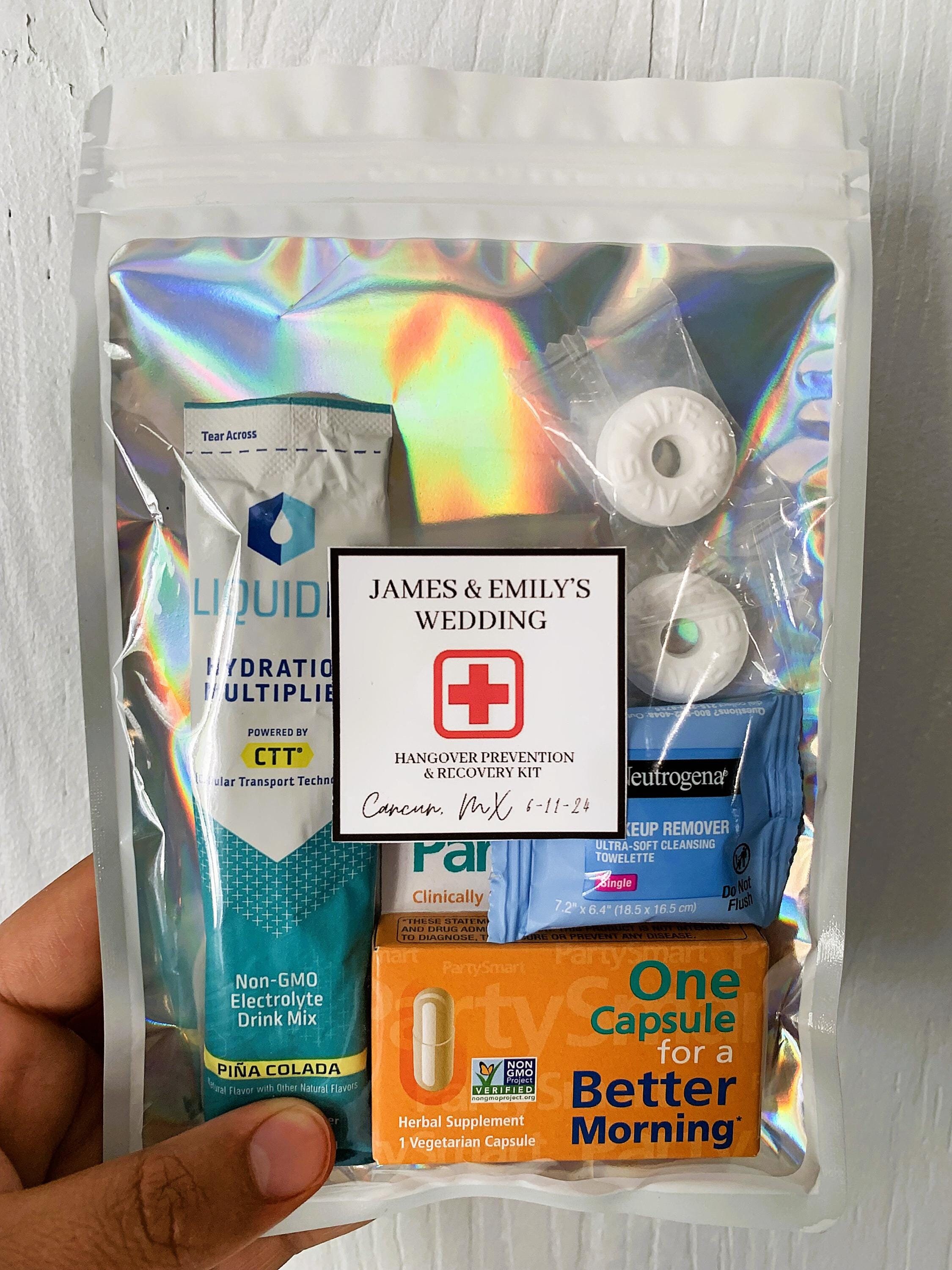 Hangover Prevention Kit reduces Hangover Symptoms, Custom Made for ...