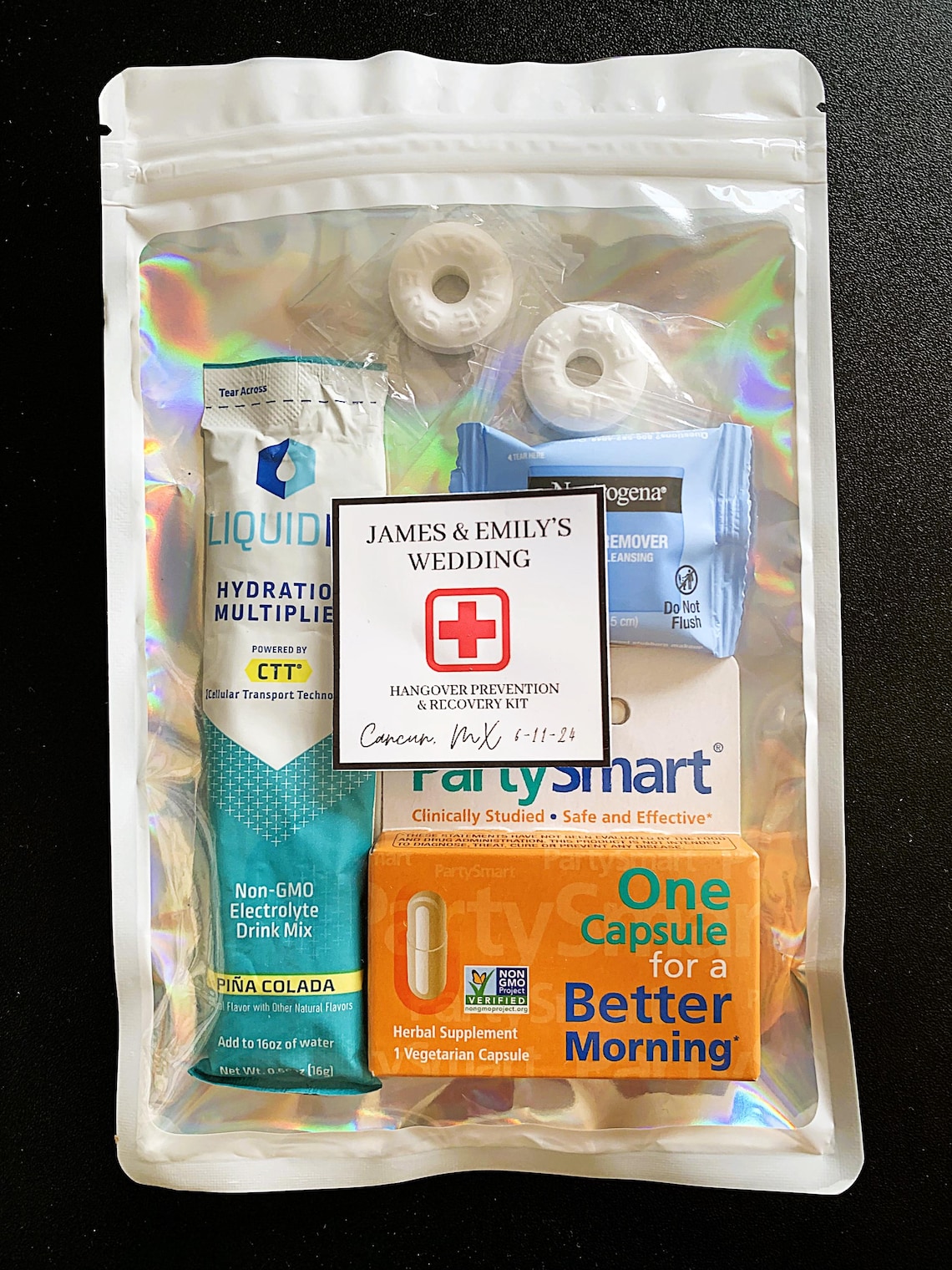 Hangover Prevention Kit reduces Hangover Symptoms, Custom Made for ...