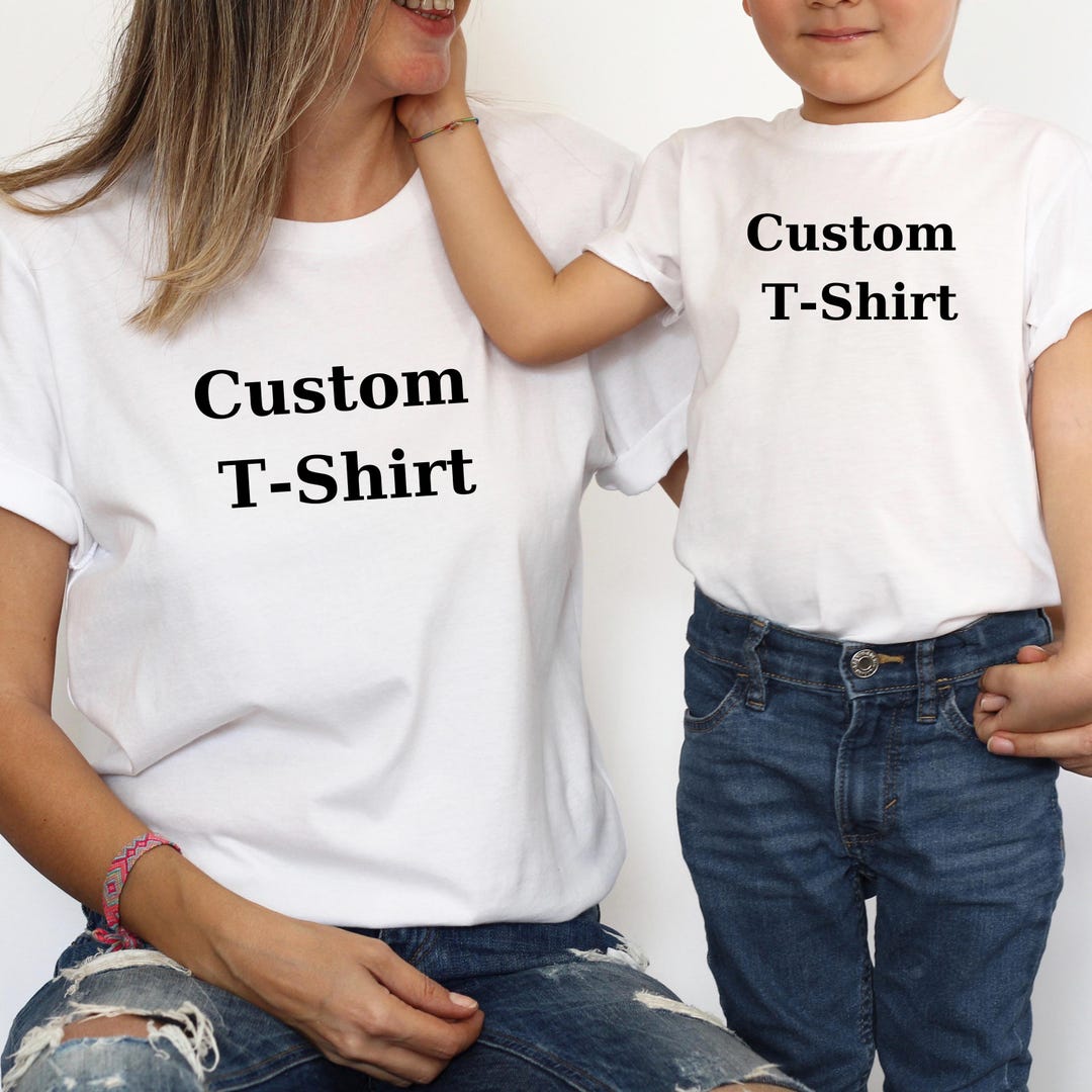 Personalized Custom T-shirt: Name or Message Gift - Etsy