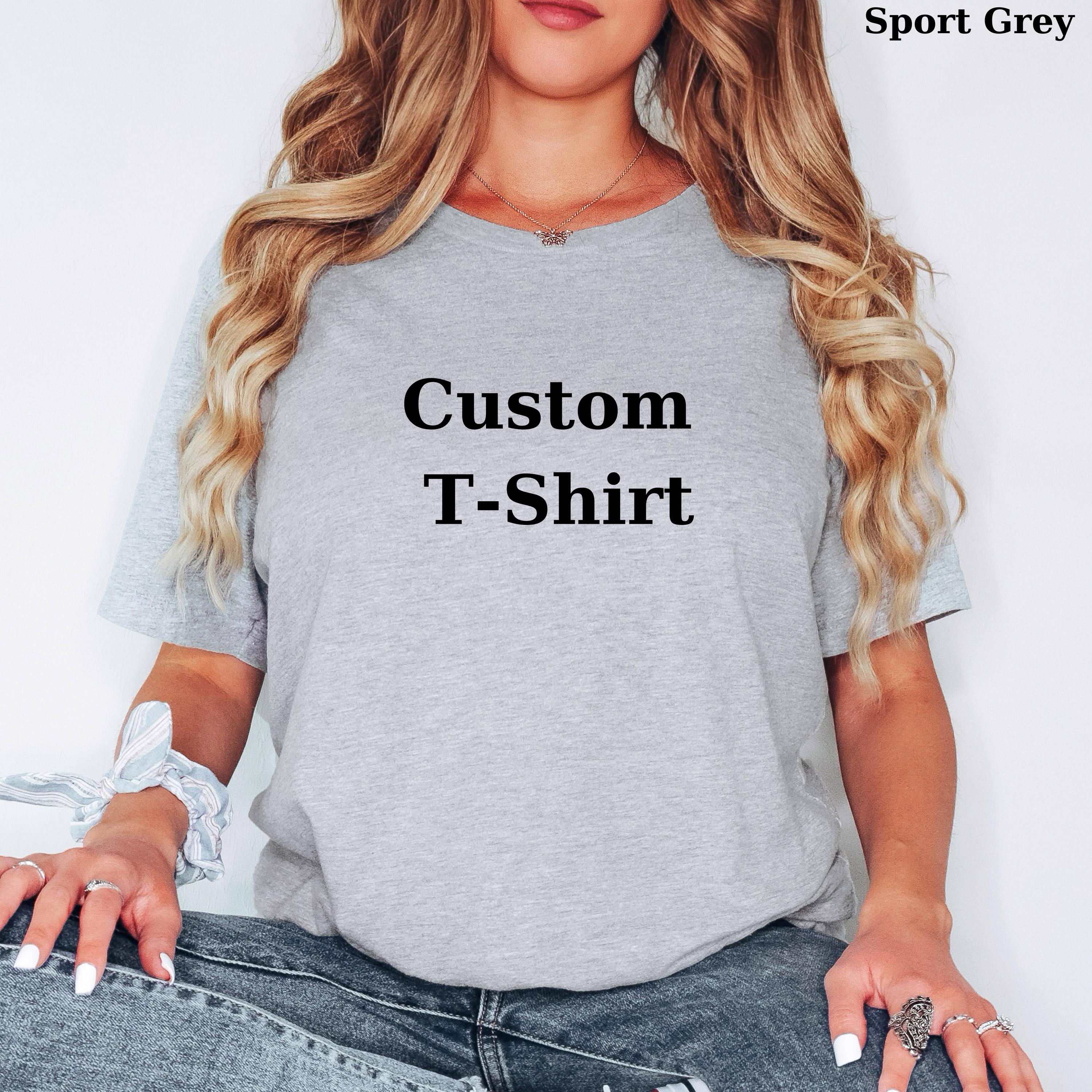 Personalized Custom T-shirt: Name or Message Gift - Etsy