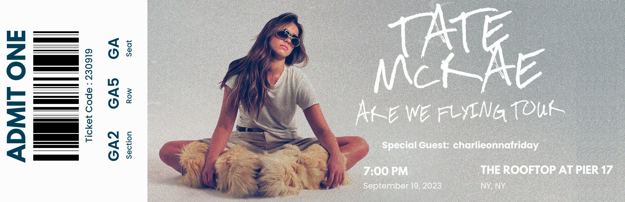 Personalized Concert Ticket - Etsy