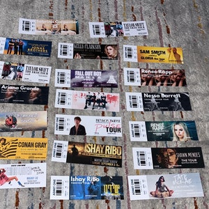 Personalized Concert Ticket - Etsy