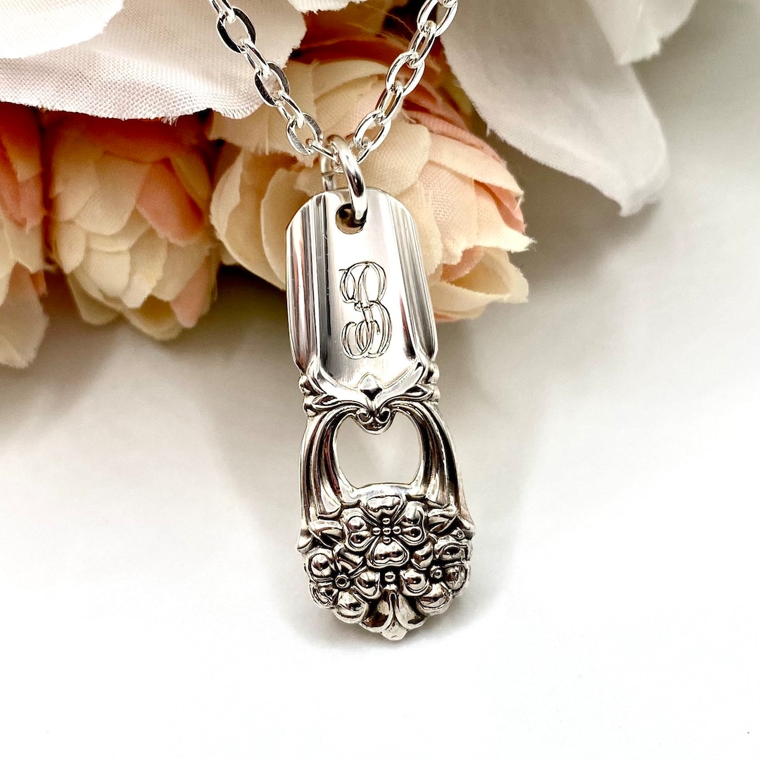 Spoon Necklace, 1941, Spoon Jewelry Necklace, Personalized Pendant ...
