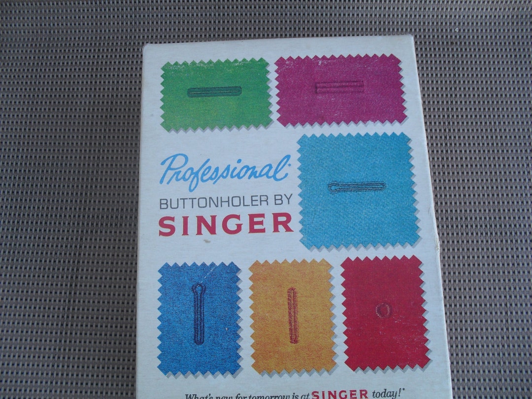 Buttonholer Attachment Sewing Machine Professional Singer With Manual ...