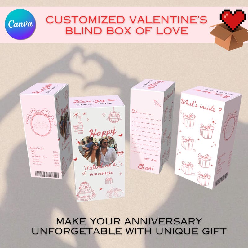 Blind Box Template - Etsy