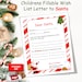 Printable Santa Wish List Letter for Kids | Fun Christmas Activity ...