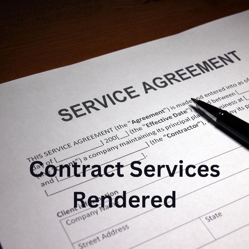 Service Contract Template Editable PDF Freelance Agreement Customizable ...