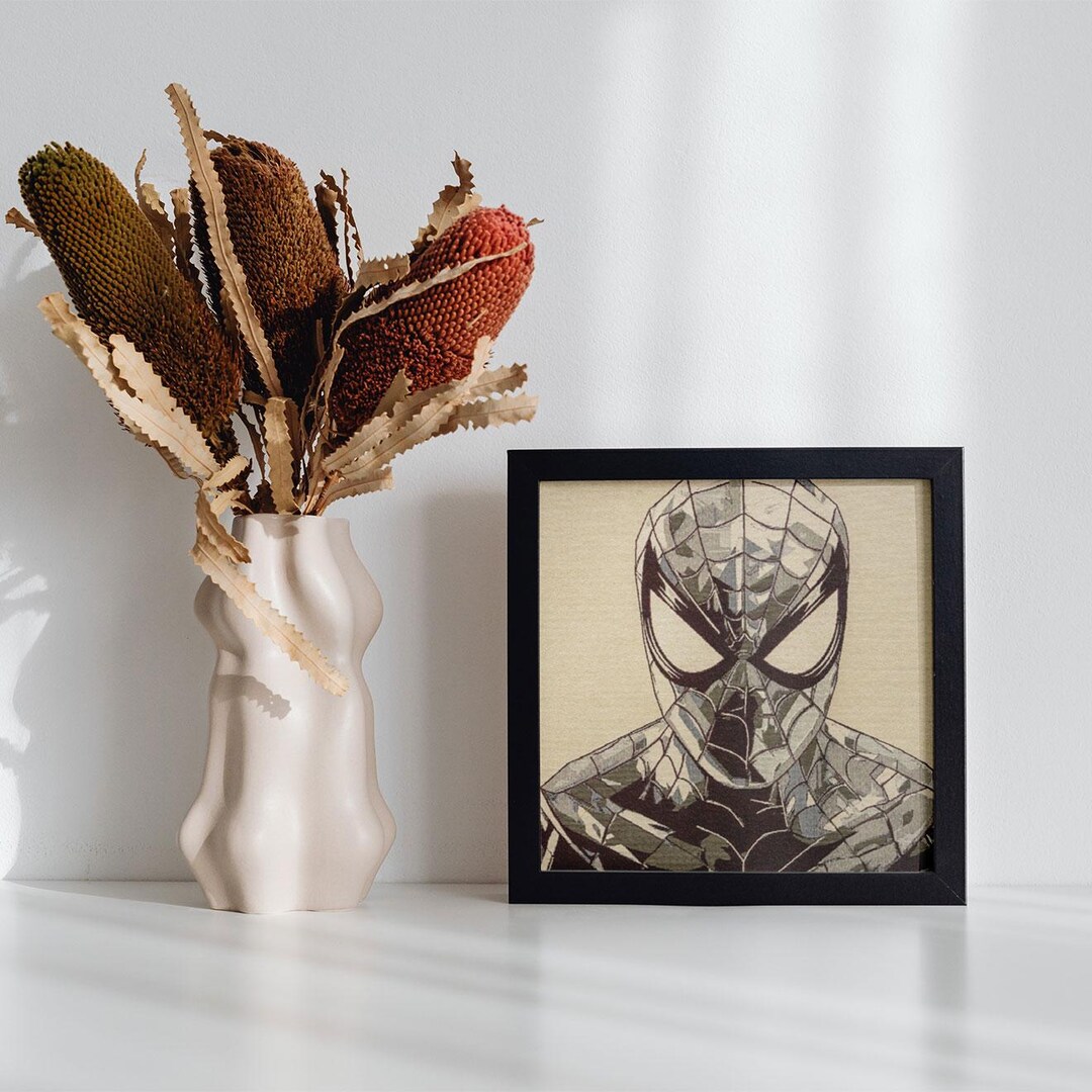 Spider Man Gobelin Textile Fabric Panel for Pillow Covers, Decorative ...