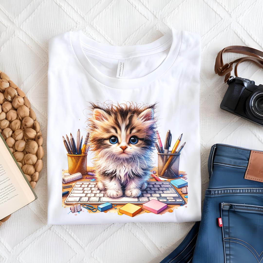 Quirk and Cute Cat Clipart Bundle of 12 | Cutesy Cats | Cat Stickers ...