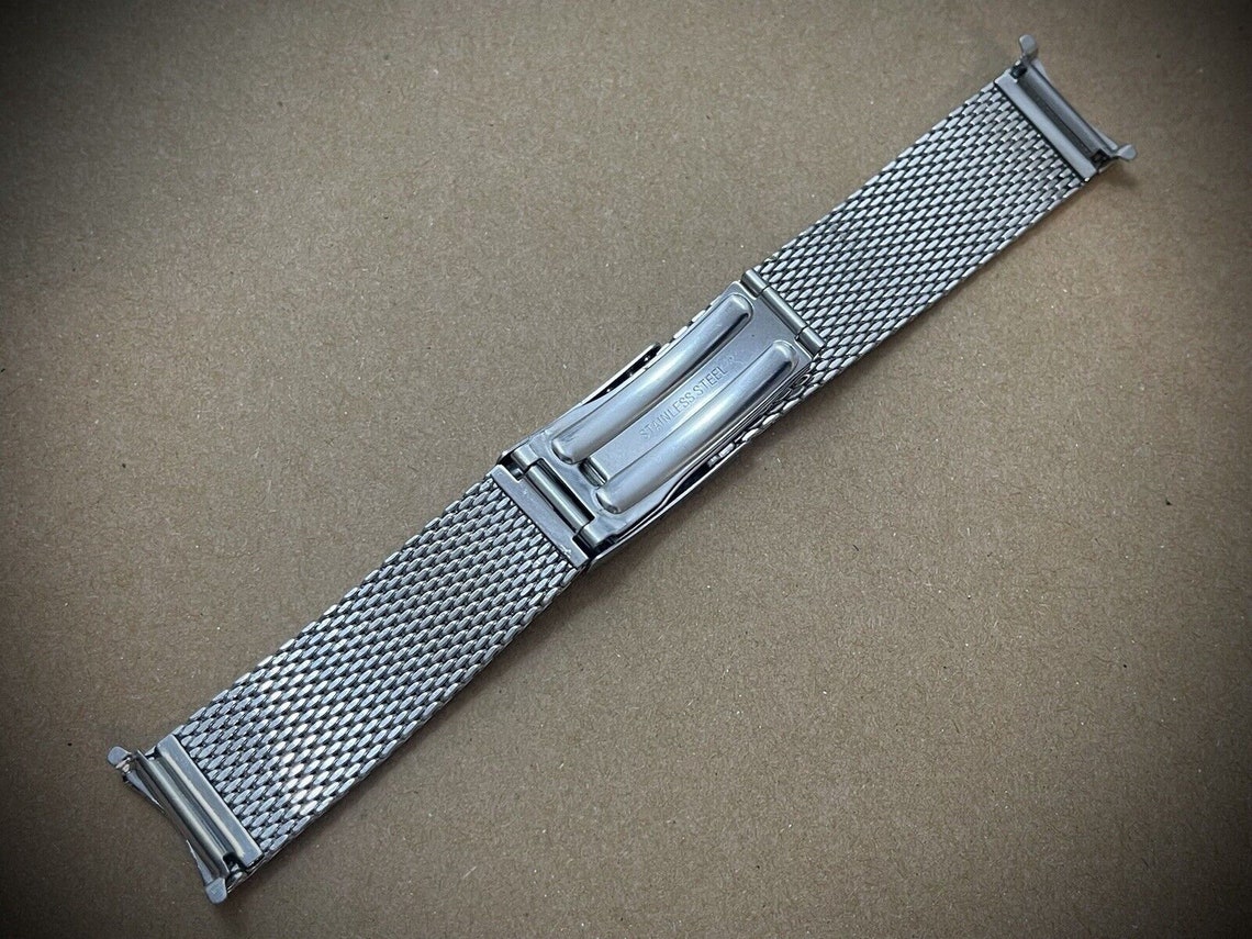 17.3mm Bulova Accutron Mesh Watch Strap Bracelet for Bulova Watches ...