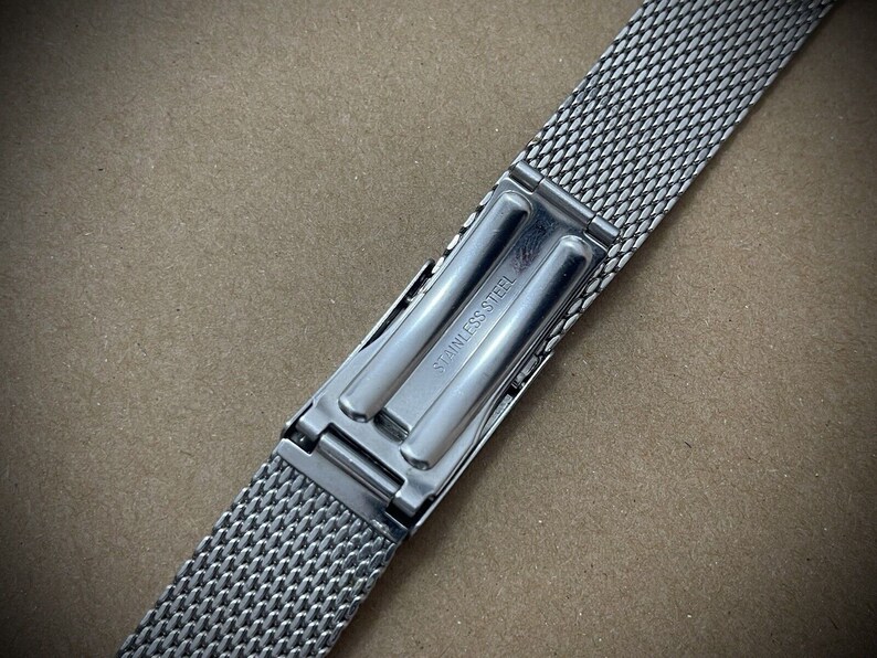 17.3mm Bulova Accutron Mesh Watch Strap Bracelet for Bulova Watches ...