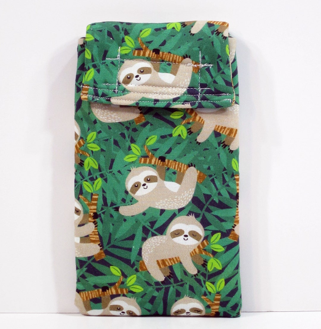 Sloth Cell Phone Case, Glasses Case, Cell Phone Case, Cloth Phone Case ...