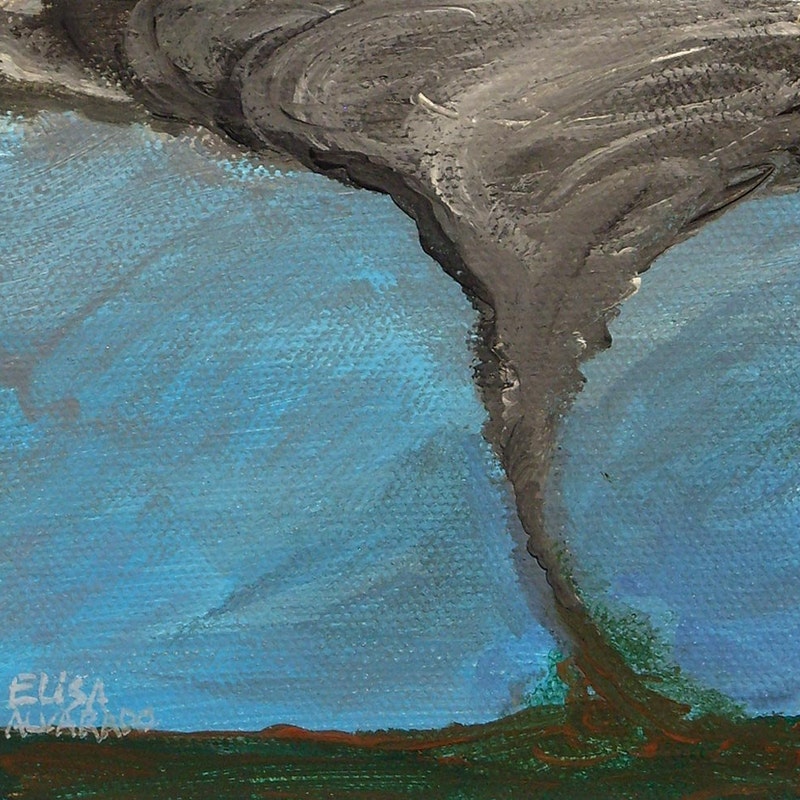 Tornado Painting - Etsy