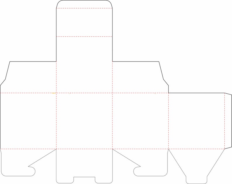 Box SVG Template, Scalable Box SVG, Cricut Box Svg, Silhouette Box Svg ...