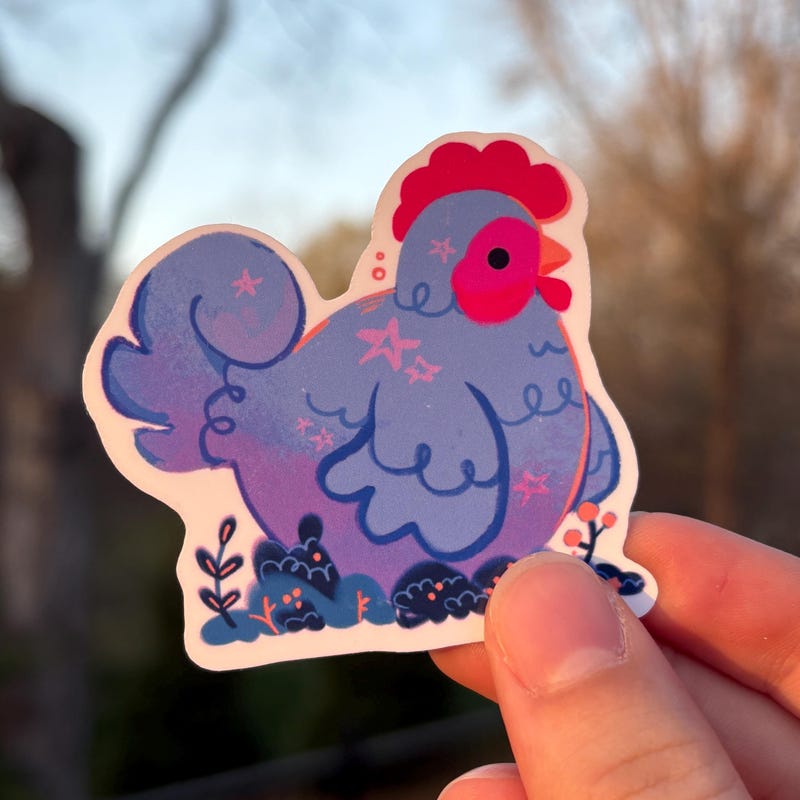 Stardew Chicken Stickers - Etsy