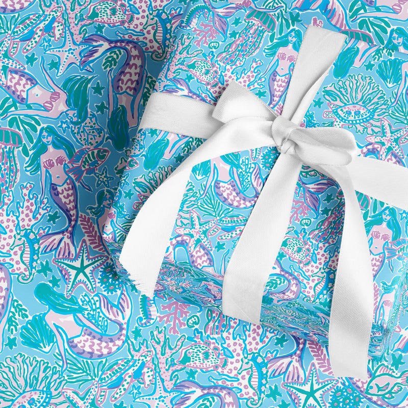 Mermaid Wrapping Paper - Etsy
