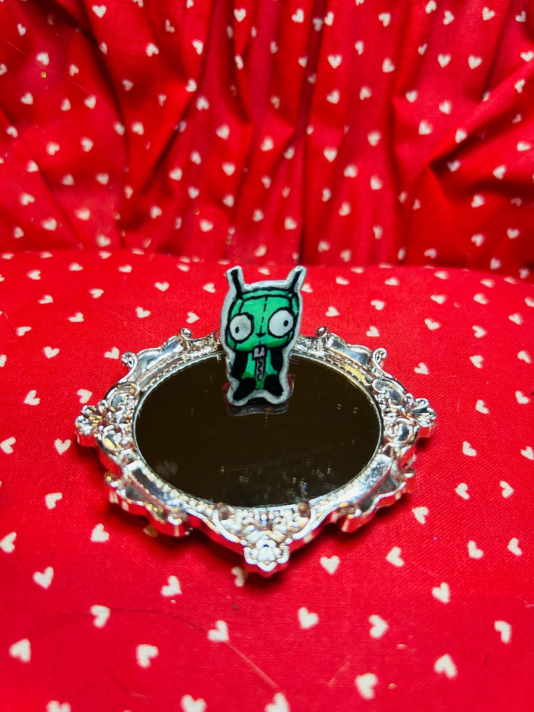 Handmade Invader Zim Plush Gir Pin - Etsy